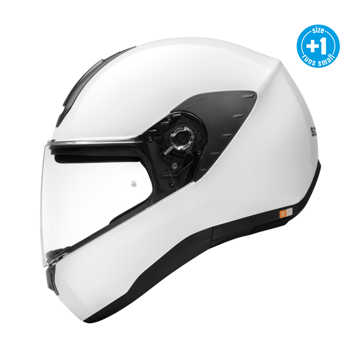 Schuberth R2 Helmet Glossy White for sports riding in various Sizes